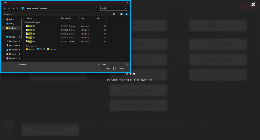 Importing Games From a Flash Drive